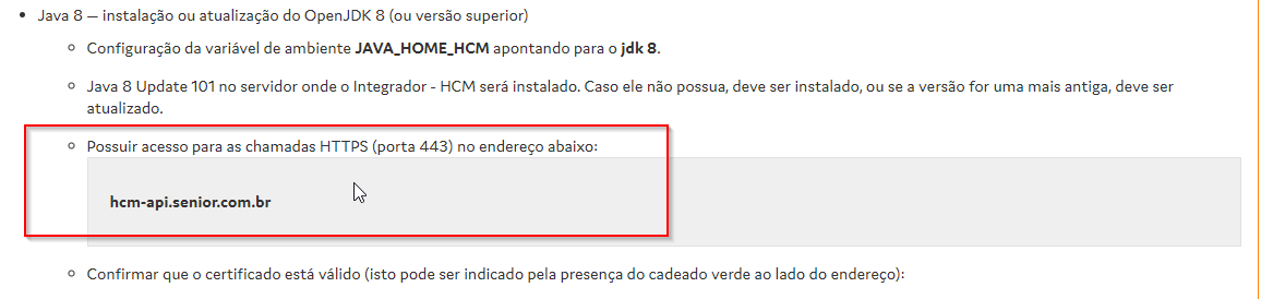 HCM – Inicialização integrador – SSL peer shut down incorrectly – Senior